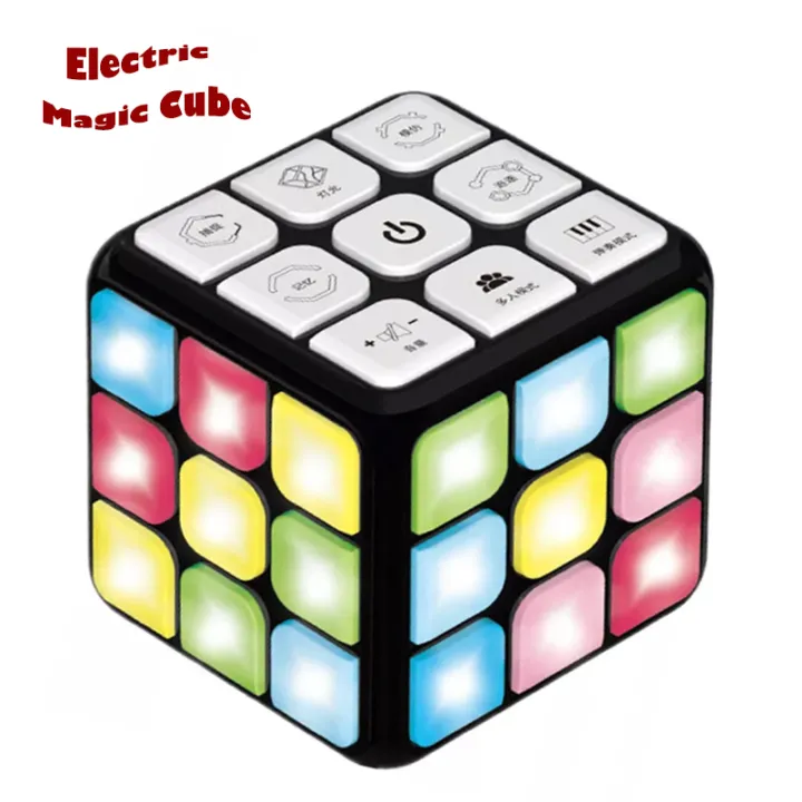 Electronic Magic Flashing Cube Memory in Game World Challeng Cube 7-in ...