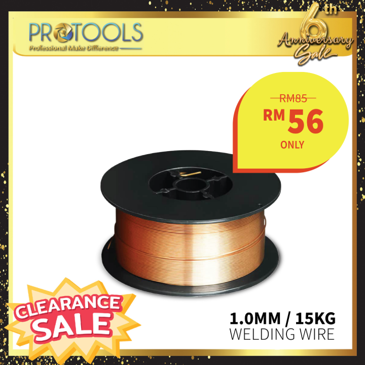 FOX ER70S-6 CO2 MIG WIRE COIL 1.0MM X 15KG/SPOOL | MIG WELDING WIRE FOR STEEL | Lazada