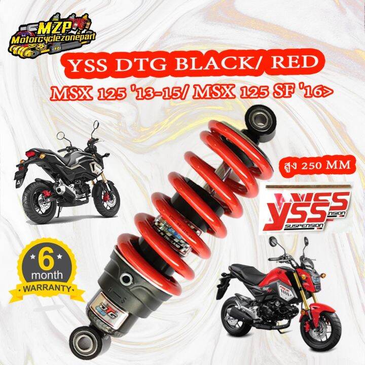 ( Pro+++ ) สุดคุ้ม YSS (แท้) DTG HONDA MXS125,125SF โช้คหลัง ราคา ...