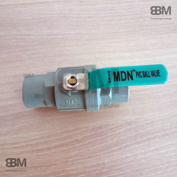 Ball Valve PVC Pegangan Plat 1 Inch MDN / Stop Kran Air pvc Plat MDN 3/4 inci | Lazada Indonesia
