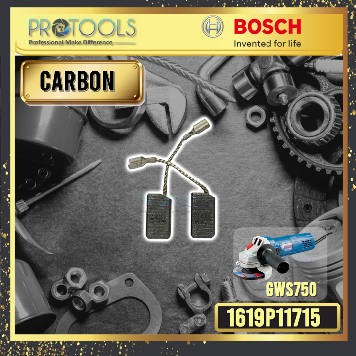 BOSCH CARBON BRUSH for GWS750-100 / GWS750 ( 1619P11715 ) | Lazada