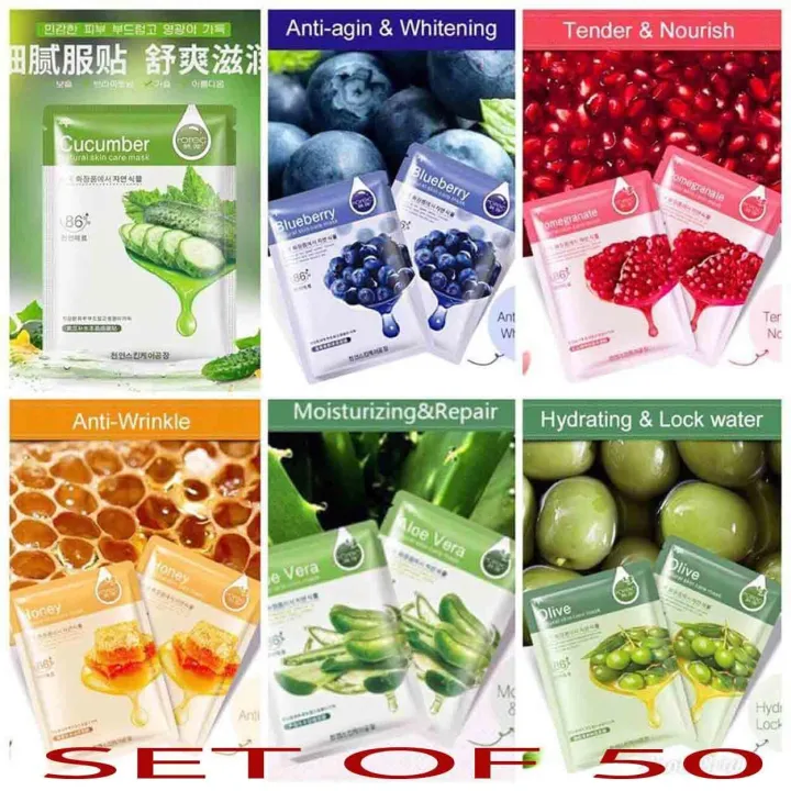 Authentic Hydrating Fruit and Vegetable Face Mask 1pc | Lazada PH