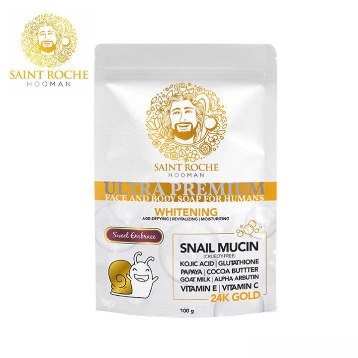 Saint Roche Hooman Soap 100g - Sweet Embrace Scent - Face and Body Soap ...