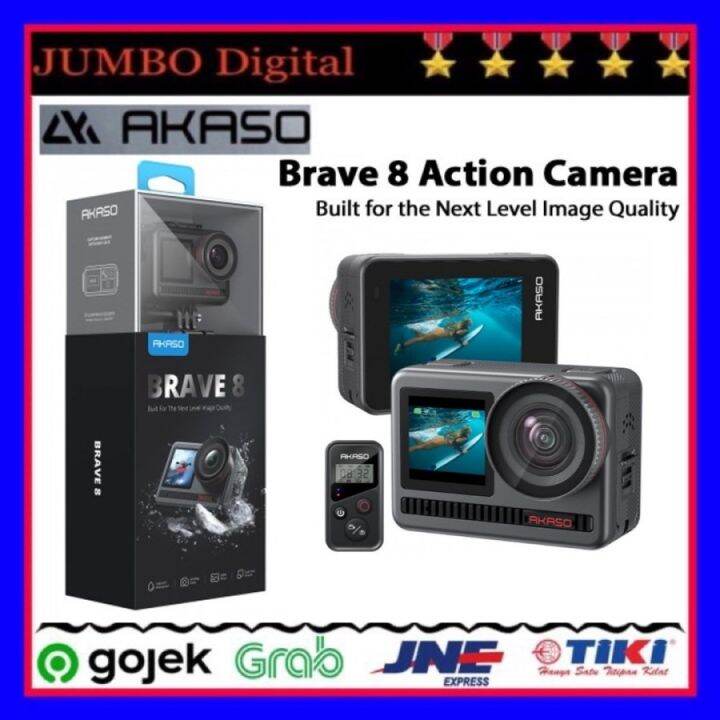 AKASO Brave 8 4K Action Camera Underwater akaso brave8 Garansi Resmi | Lazada Indonesia