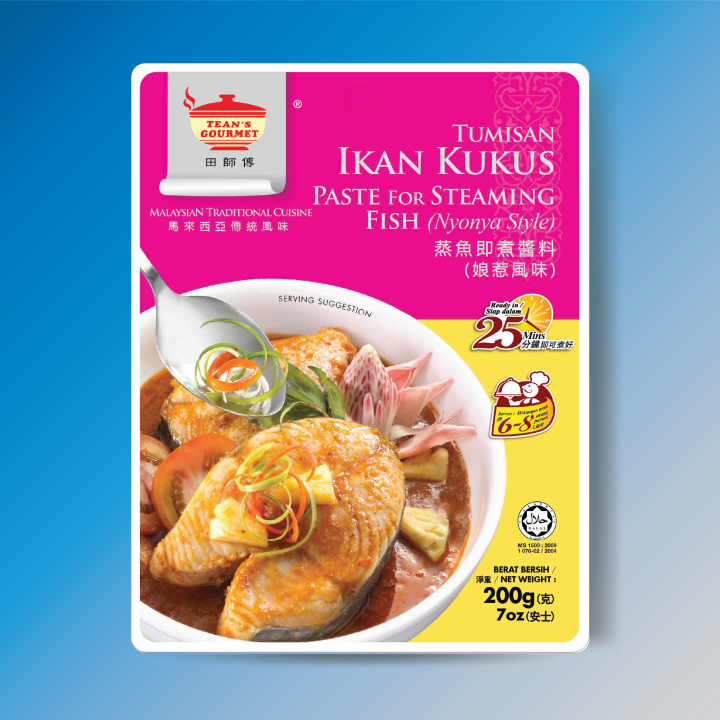 Tean's Gourmet 田師傅 Paste For Steaming Fish (Nyonya Style) 200g | Lazada