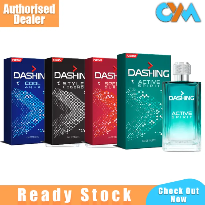 Dashing Perfume Men Edp 100ml Cool Aqua / Style Legend / Active Spirit ...