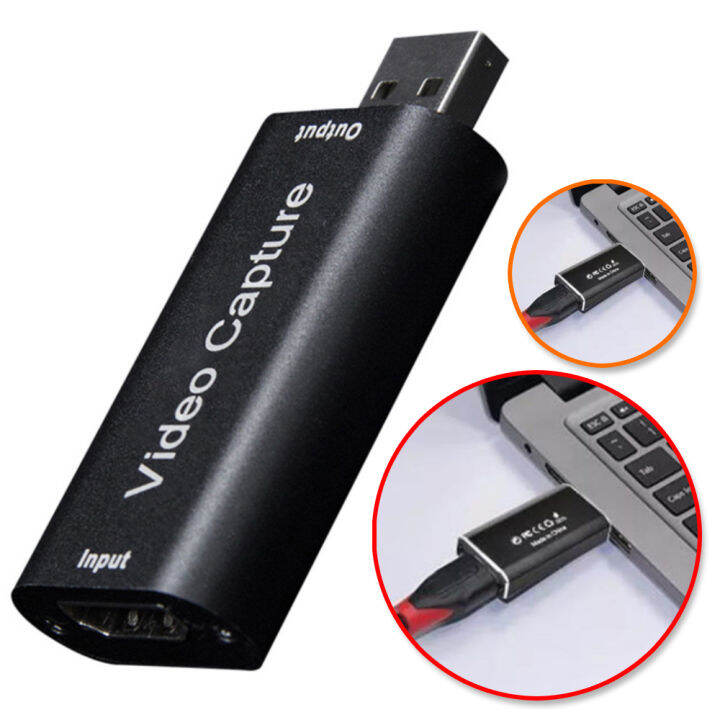 USB2.0 HD Capture Card 1080p 4K Capture Card Input Output Audio Video ...