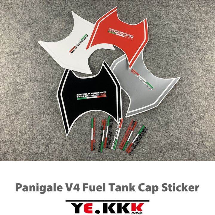 For DUCATI Panigale V4 Fuel Tank Cover Sticker Battery Cover Car Logo ...