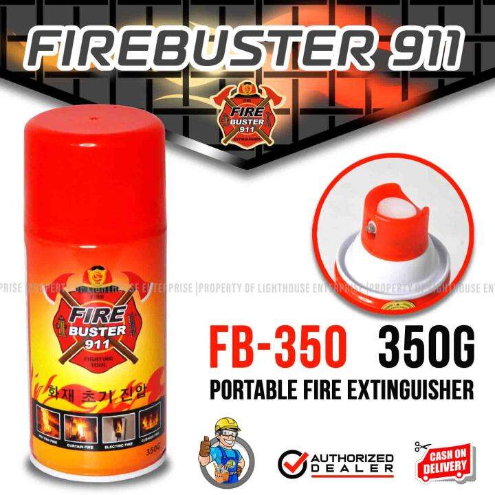 FIRE BUSTER 911 Portable Fire Extinguisher (FB911) *LIGHTHOUSE ...