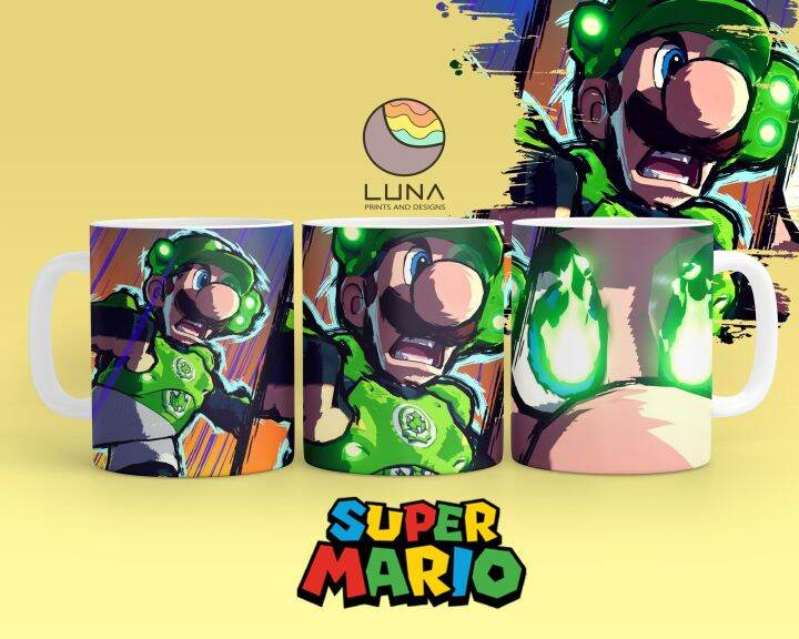 Super Mario Coffee Mug Collection V3 ( Mario & Luigi) - The Luna Merch ...