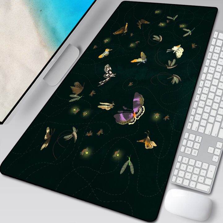 Cool New Cute Beautiful Flower Butterfly Keyboard Gaming Mouse Pad Pc ...