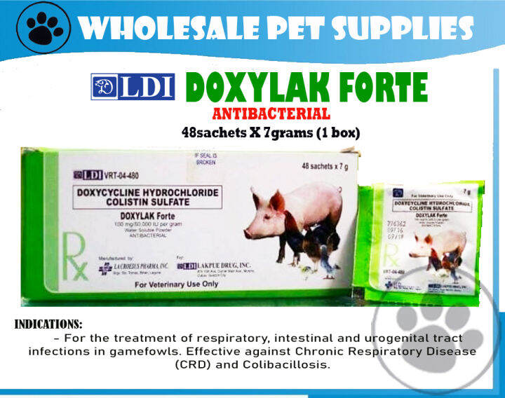 LDI - DOXYLAK FORTE | Antibacterial (48sachets x 7g) | Lazada PH