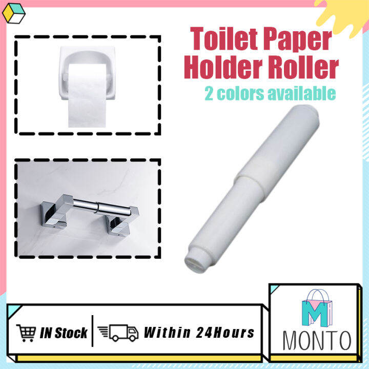 Retractable Toilet Paper Holder Roller Plastic Tissue Roll Replacement ...