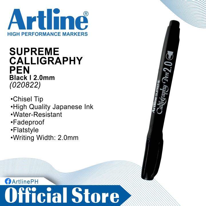 ARTLINE Supreme Calligraphy Pen | 2.0mm | Black | EPF242 | Lazada PH