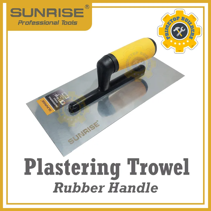 SUNRISE Plastering Trowel / Plaster Knife (RODELANG BAKAL) 11x5" Heavy ...