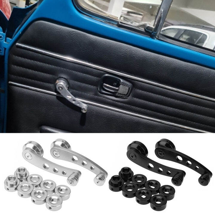 2Pcs Aluminum Alloy Car Window Riser Handles Replaceable Winder Riser ...