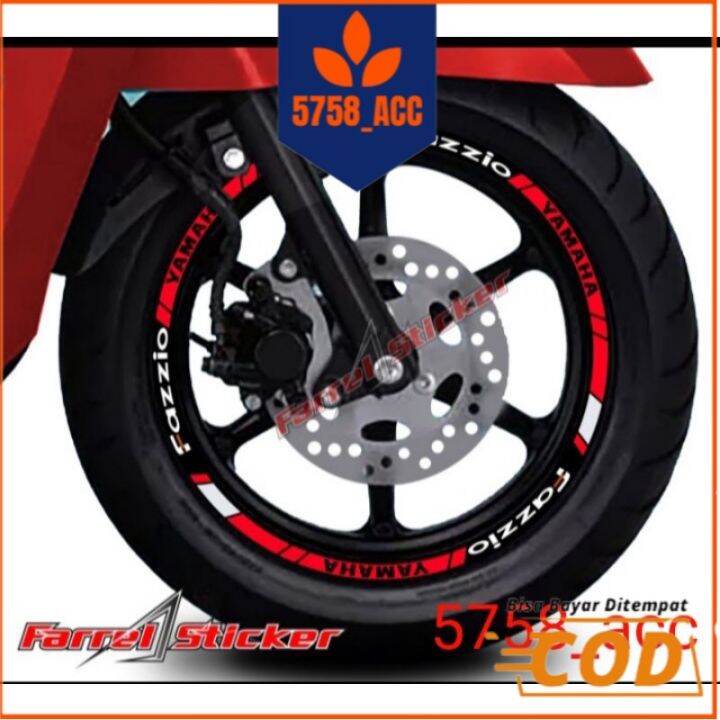Stiker Velg Stiker Velk Yamaha Fazzio 125 | Lazada Indonesia