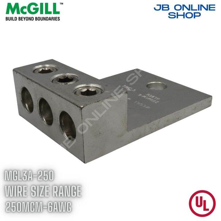 McGILL Aluminum Mechanical Lugs-Three Conductors MGL3A-250 | Lazada PH