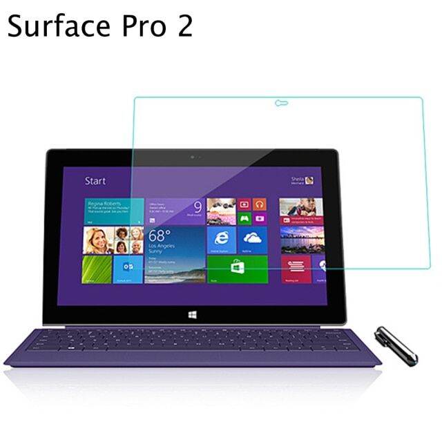 แก้วแท็บเล็ตสำหรับ Microsoft Surface Go Pro 1 2 3 4 5 6 7 8 X ฟิล์มกัน ...