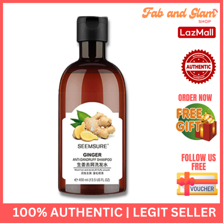 SEEMSURE Ginger Anti-Dandruff Shampoo 400ML | Lazada PH SEEMSURE Ginger Anti-Dandruff Shampoo 400ML | Lazada PH
