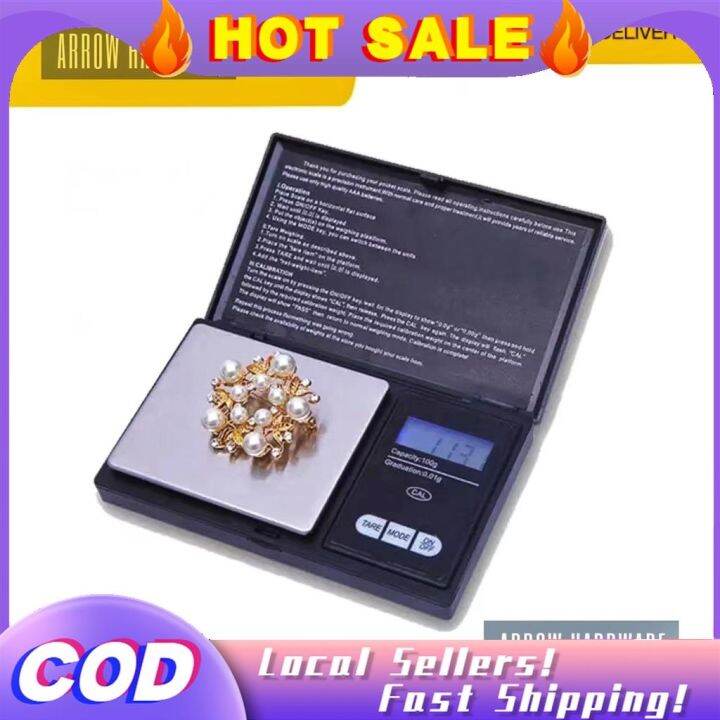 【COD/READY】 Portable Weigh Gram Scale Scale500/200/100x 0.01gDigital ...