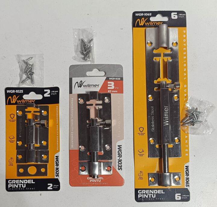 Selot Grendel Pintu Jendela 2 inch 3 inch 6 inch Stainless berikut ...