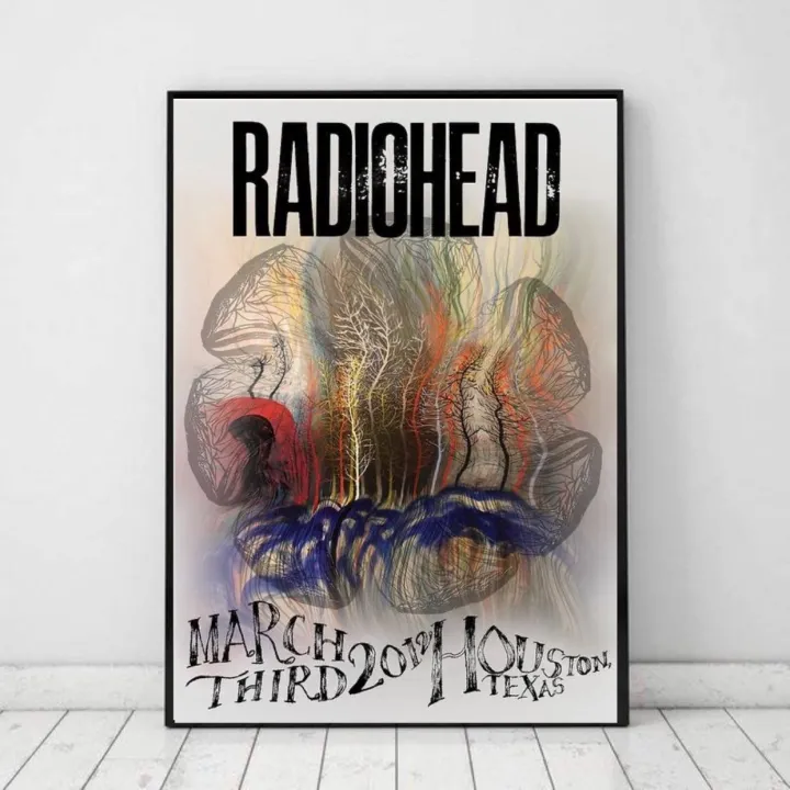 radiohead band retro wall poster A3 42cm x 30cm | Lazada PH