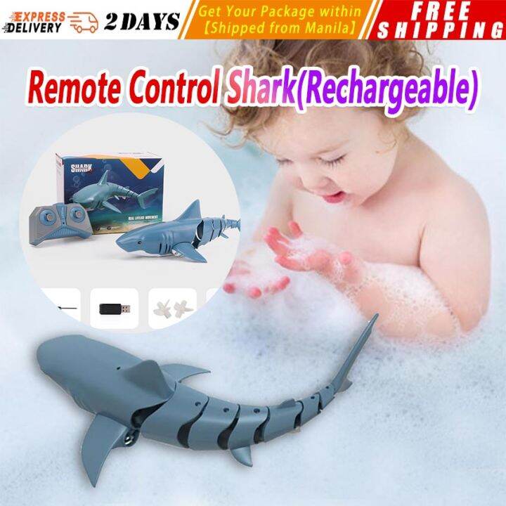 New 2.4G Bionic Simulation Remote Control Shark Model Waterproof Toy ...