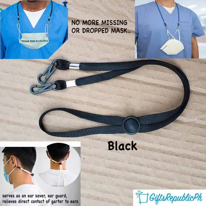 Mask Strap Lanyard with Adjustable Loop, Mask Holder, Mask Strap Band ...