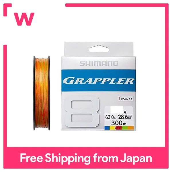 Shimano Grappler 8 PE 200M LD-A61U 5สี (5สี X 10M) หมายเลข1.2 | Lazada.co.th
