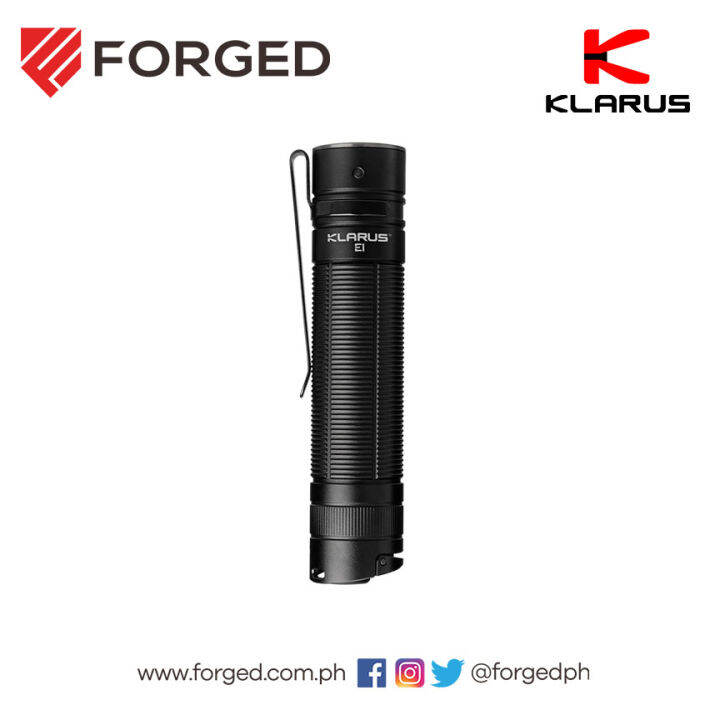 Klarus Handheld Light E1 1000LM CREE XP-L HI V4 18650 | Lazada PH
