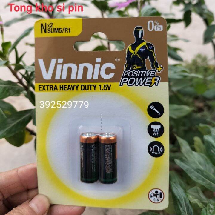 Pin Sum5 LR1 size N 1.5v Vinnic E90 AM5, LR1, SUM 5, pin R1 - vỉ 2 viên ...