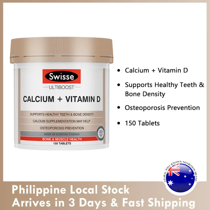 Swisse CALCIUM+VITAMIN D 150 Tablets | Lazada PH