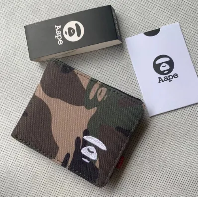 (Ready to stock)กระเป๋าสตางค์ใบสั้น AAPE(เอเอพีอี) A Bathing Ape Bape ...