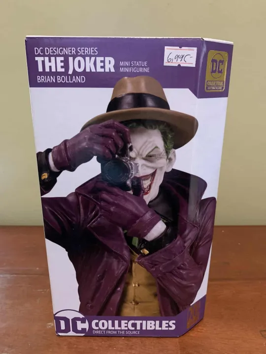 DC COMICS DC DESIGNER SERIES THE JOKER MINI STATUE BY BRIAN BOLLAND ...