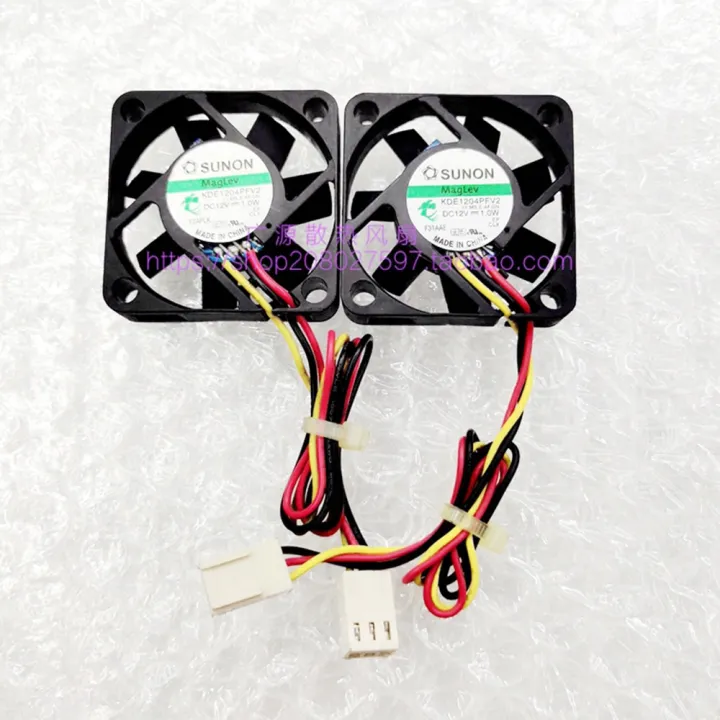 2 pcs For Sunon maglev cooling fans KDE1204PFV1 4010 40mm 40x40x10mm DC ...