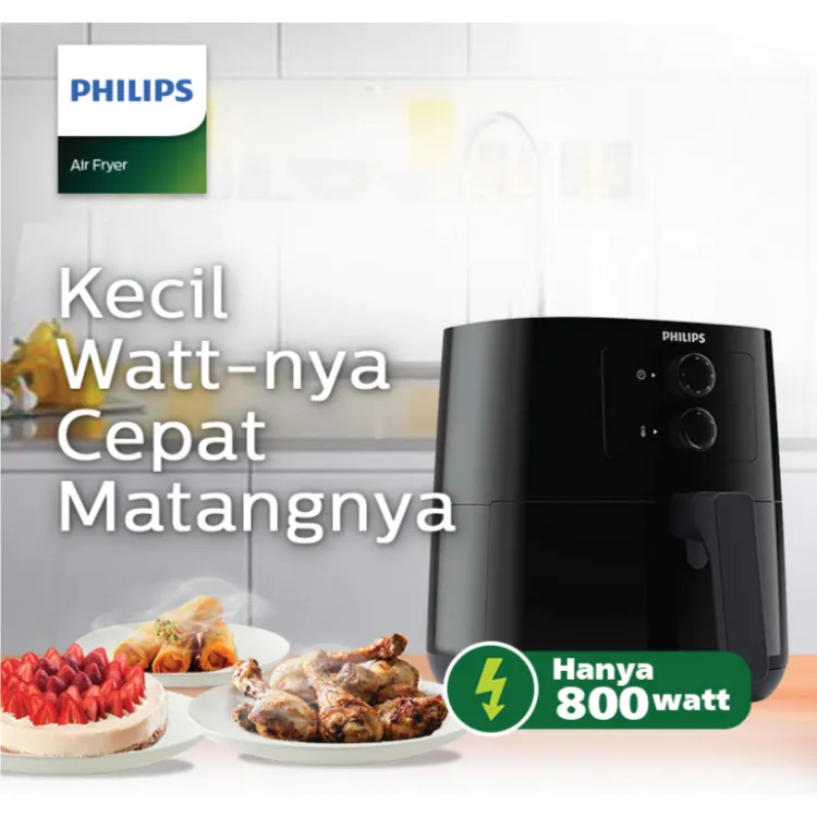 Jual Philips Air Fryer 4.1l Hd9200/91 / Hd9200 Low Watt - Garansi Resmi Di Seller Sinar Agung ...