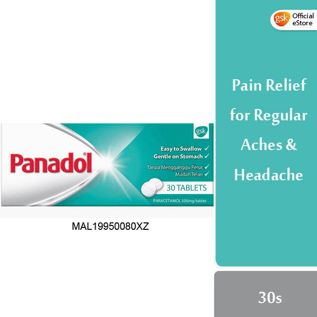 Panadol Regular Tablets 30's (10x3strips) Trusted Relief For Your Pain ...