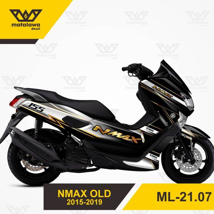 Decal Sticker Yamaha Nmax 155 Old Fullbody 2015-2019 Desain Grafis Gold ...