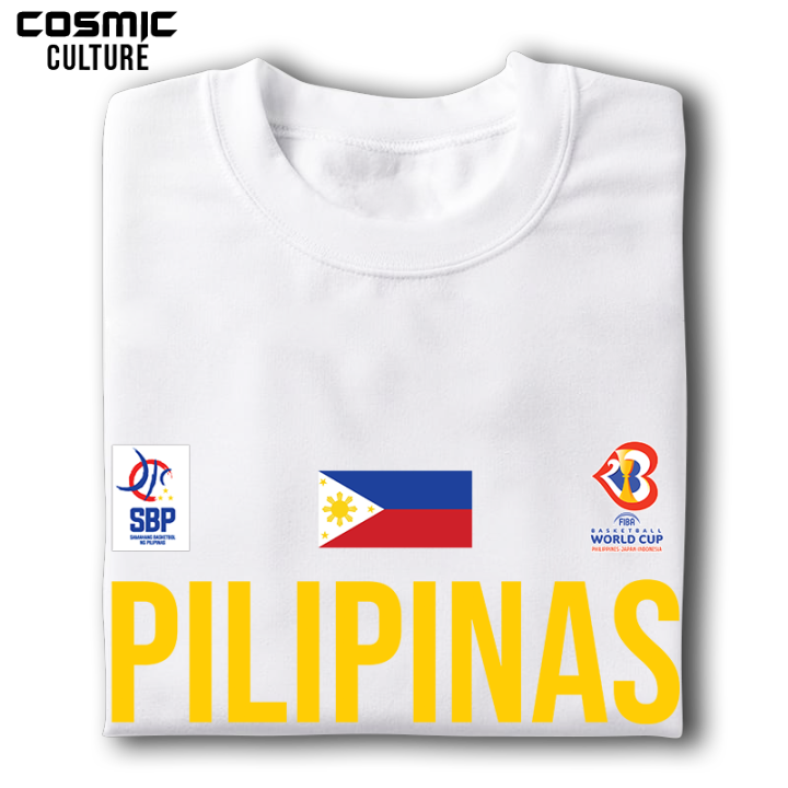 Gilas T-shirt Pilipinas Team Uniform Fan shirt FIBA world cup tees ...