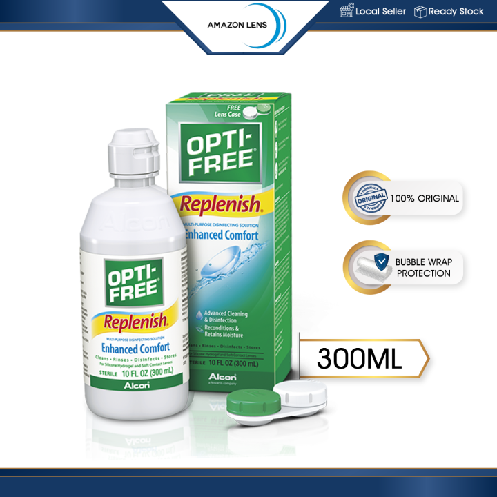 OPTI-FREE Replenish Multi Purpose Disinfecting Solution 300ml | Lazada