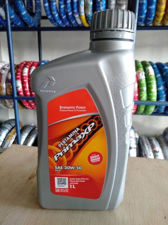 Oli Motor Pertamina Prima XP 20W-50 1 Liter Original Asli | Lazada Indonesia