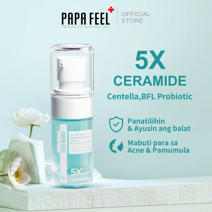 PAPA FEEL-5X CERAMIDE BARRIER REPAIR SERUM 20ml | Lazada PH