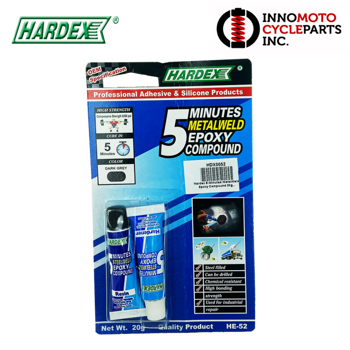 Hardex 5-Minutes MetalWeld Epoxy Compound 20g | Lazada PH