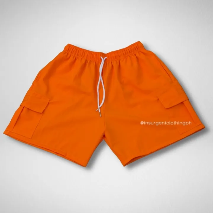 Plain Taslan Cargo Shorts 4 Pocket Dri-fit Shorts Insurgent Clothing ...