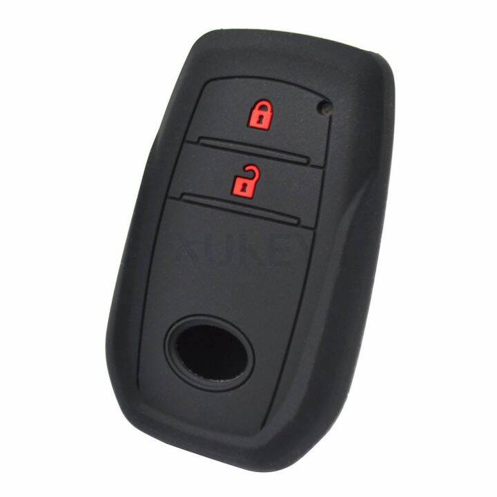 Silicone AX 2 Button Remote Key Case Fob Shell Cover For Toyota Hilux ...