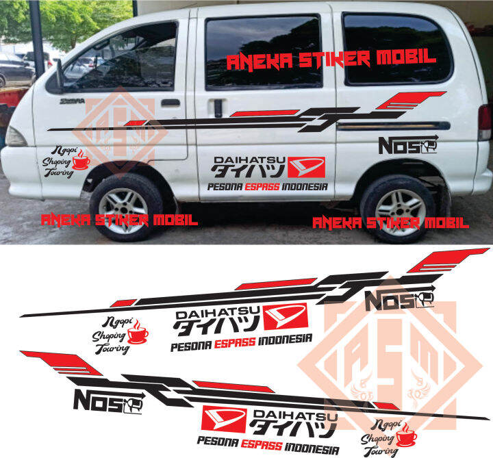 Stiker Mobil Daihatsu Espass Cutting Sticker Mobil Zebra | Lazada Indonesia