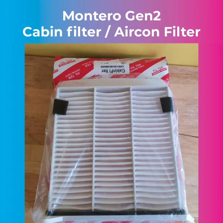 Mitsubishi Montero gen2 and Strada gen4 aircon / cabin filter | Lazada PH