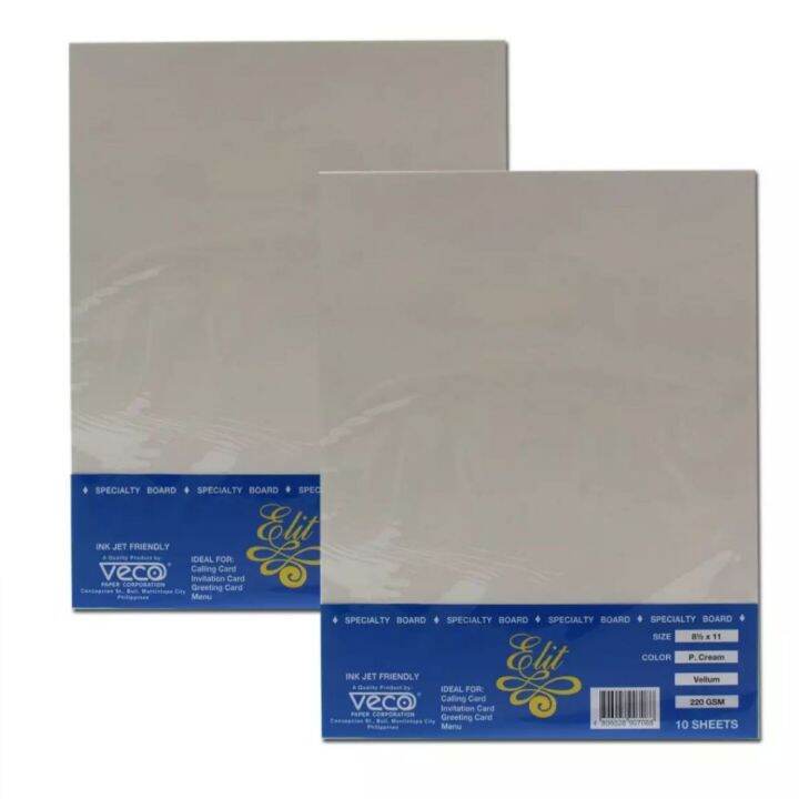 Specialty Board Paper white 220gsm elit short 100's | Lazada PH