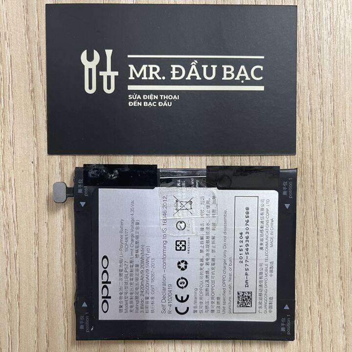 PIN GỐC tháo ra từ máy điện thoại OPPO A33W model BLP577, tình trạng ...